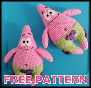 Amigurumi Patrick Star Free Crochet Pattern – Amigurumi Free Pattern
